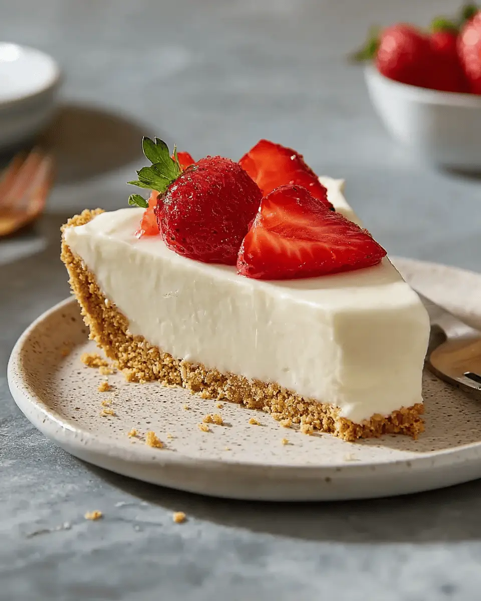 5-ingredient no-bake cheesecake