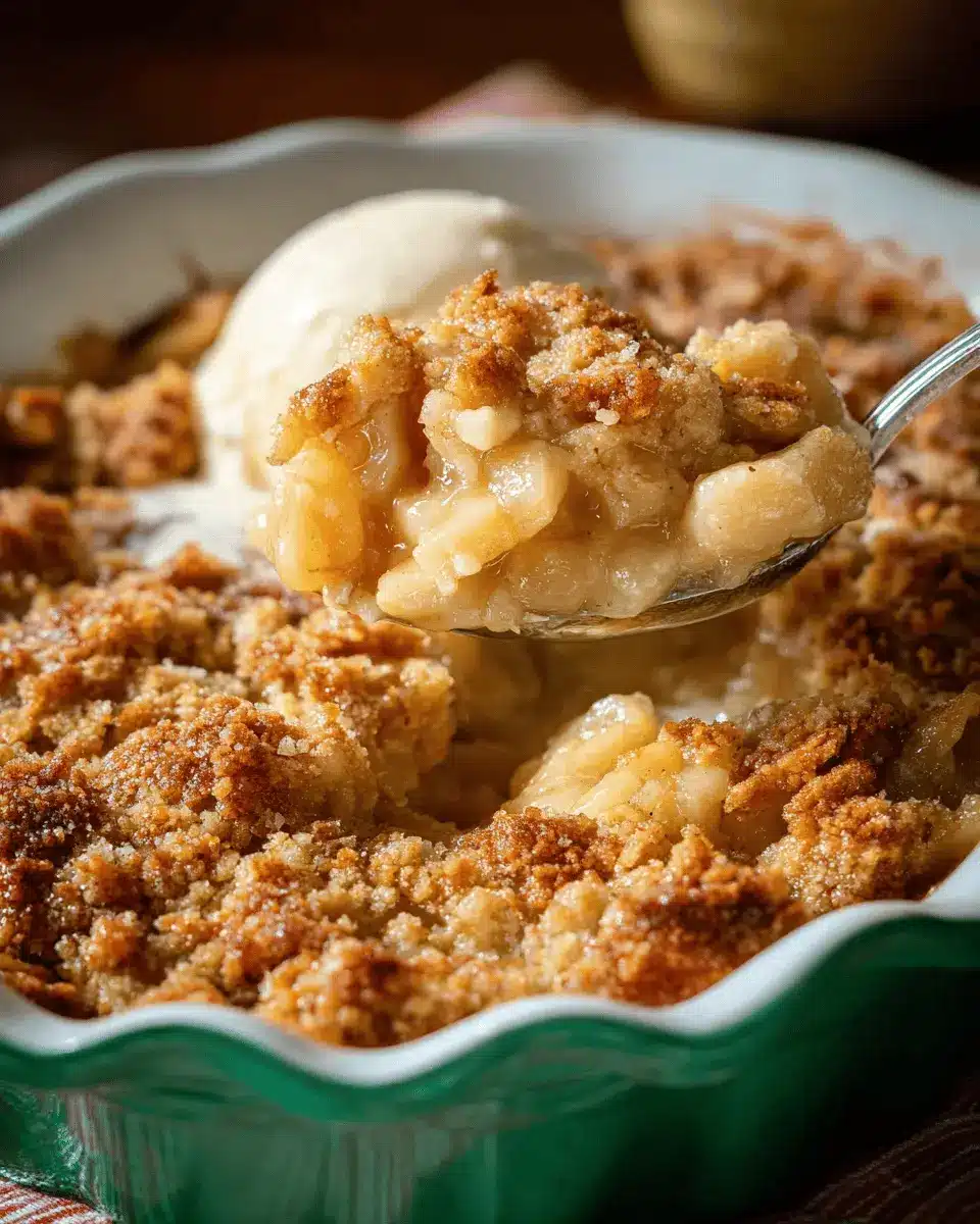 apple crumble