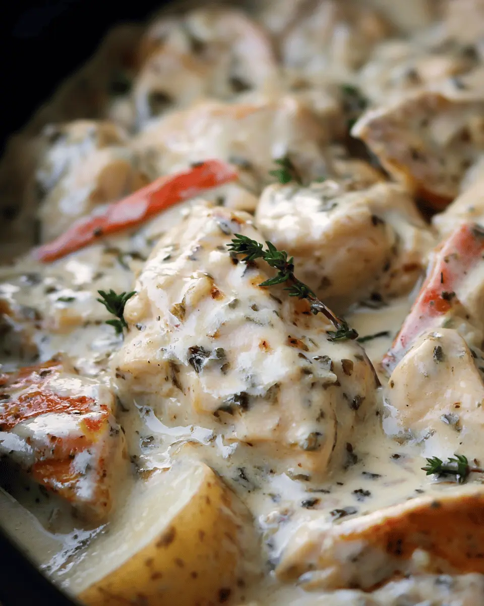Crock Pot Creamy Ranch Chicken