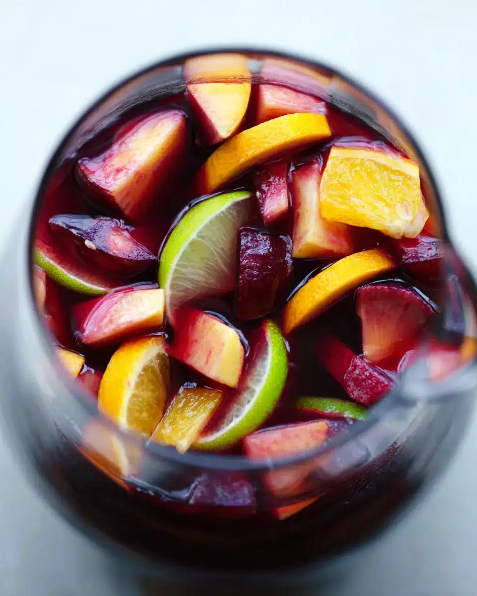 easy traditional red sangria